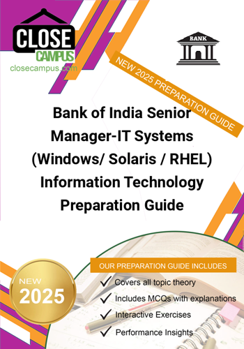 Buy Bank of India Senior ManagerIT Systems WindowsSolarisRHEL ...