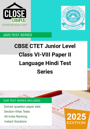 Buy CBSE CTET Junior Level Class VIVIII Paper II Language Test Series ...