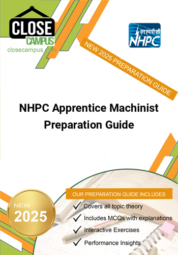 Buy NHPC Apprentice Machinist Preparation Guide 2025 Edition - Closecampus