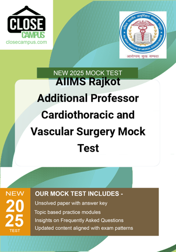 Buy AIIMS Rajkot Additional Professor Cardiothoracic and Vascular ...