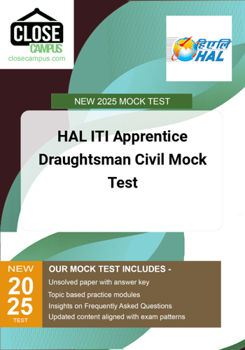 Buy HAL ITI Apprentice Draughtsman Civil Mock Test 2026 Edition ...