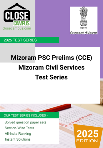 Buy Mizoram PSC Prelims CCE Mizoram Civil Services Test Series 2026 ...