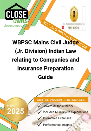 Buy WBPSC Mains Civil Judge Jr Division Indian Law relating to ...
