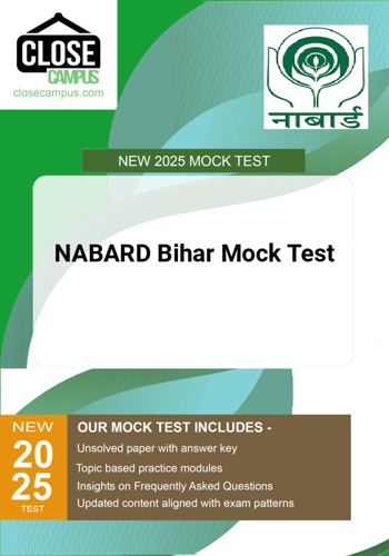 Buy NABARD Bihar Mock Test 2026 Edition - Closecampus