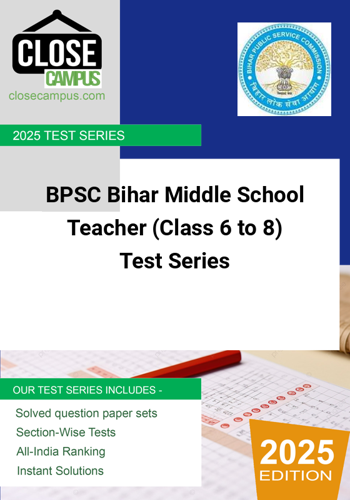 Buy BPSC Bihar Middle School Teacher Class 6 to 8 Test Series 2026 ...