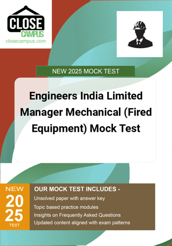 Buy Engineers India Limited Manager Mechanical Fired Equipment Mock ...