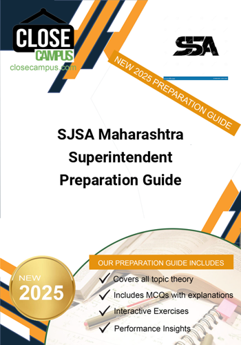 Buy SJSA Maharashtra Superintendent Preparation Guide 2025 Edition ...