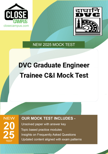 Buy DVC Graduate Engineer Trainee C&I Mock Test 2025 Edition - Closecampus