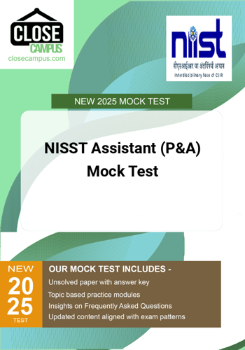 Buy NISST Assistant P&A Mock Test 2026 Edition - Closecampus