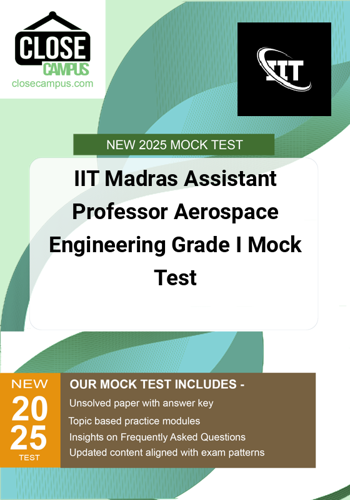 Buy IIT Madras Assistant Professor Aerospace Engineering Grade I Mock ...