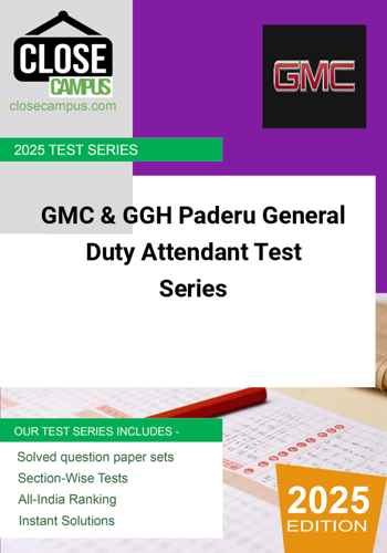 Buy GMC & GGH Paderu General Duty Attendant Test Series 2026 Edition ...