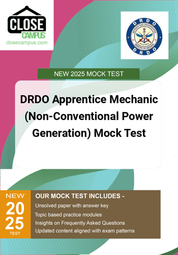 Buy DRDO Apprentice Mechanic NonConventional Power Generation Mock Test ...