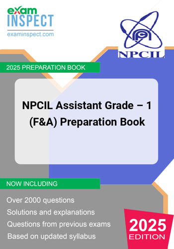 Buy NPCIL Assistant Grade – 1 (F&A) Preparation Book 2025 Edition ...