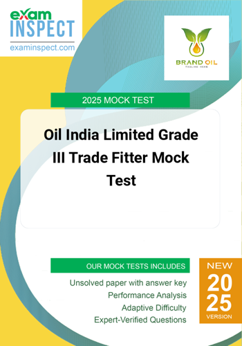 Buy Oil India Limited Grade III Trade Fitter Mock Test 2025 Edition ...