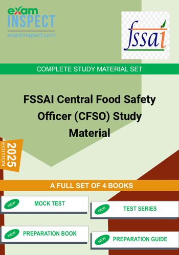 Buy FSSAI Central Food Safety Officer (CFSO) Study Material 2025 ...