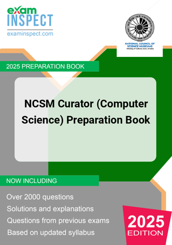 Buy NCSM Curator Computer Science Preparation Book 2025 Edition ...
