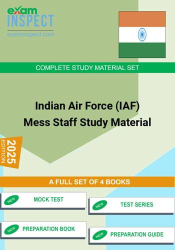 Buy Indian Air Force (IAF) Mess Staff Study Material 2025 Edition ...