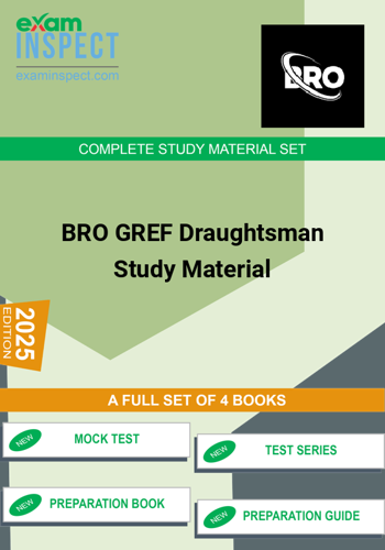 Buy BRO GREF Draughtsman Study Material 2025 Edition - Examinspect
