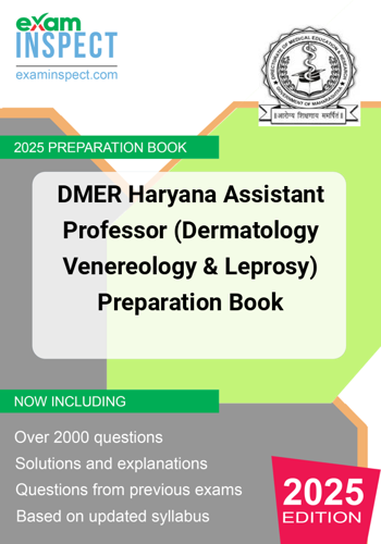 Buy DMER Haryana Assistant Professor (Dermatology Venereology & Leprosy ...