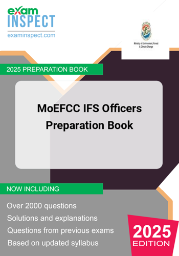 Buy MoEFCC IFS Officers Preparation Book 2025 Edition - Examinspect
