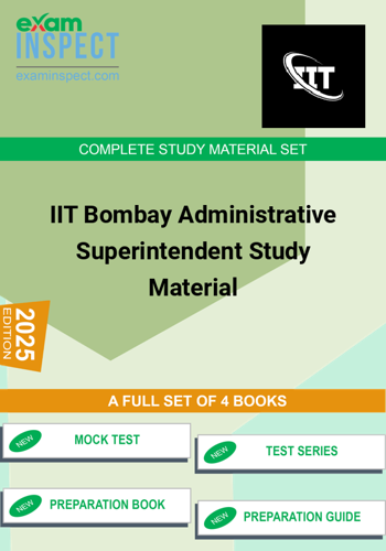 Buy IIT Bombay Administrative Superintendent Study Material 2025 ...