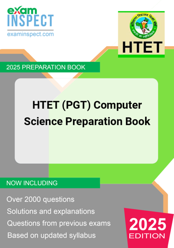 Buy HTET PGT Computer Science book 2025 Edition - Examinspect
