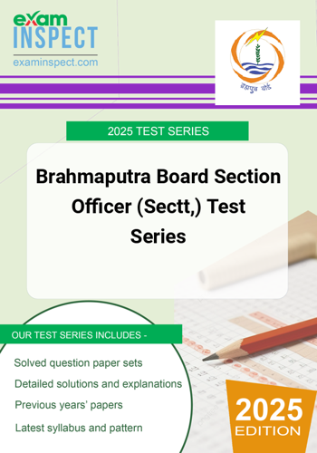 Buy Brahmaputra Board Section Officer (Sectt,) Test Series 2025 Edition ...