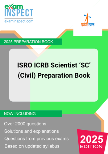 Buy ISRO ICRB Scientist SC Civil Preparation Book 2025 Edition ...