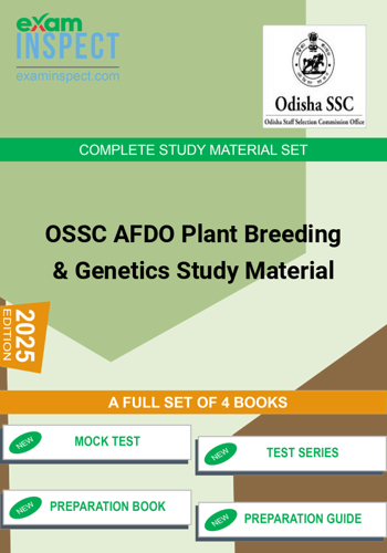 Buy OSSC AFDO Plant Breeding & Genetics Study Material 2025 Edition ...