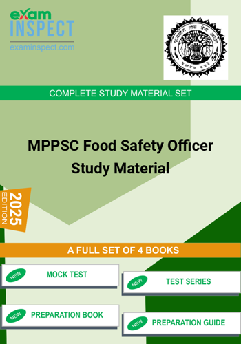 Buy MPPSC Food Safety Officer Study Material 2025 Edition - Examinspect
