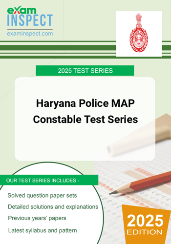Buy Haryana Police MAP Constable Test Series 2025 Edition - Examinspect