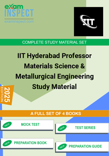 Buy IIT Hyderabad Professor Materials Science & Metallurgical Engineering Study Material 2025 ...