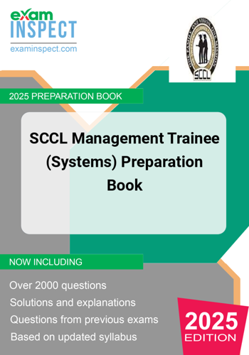 Buy SCCL Management Trainee (Systems) Preparation Book 2025 Edition ...