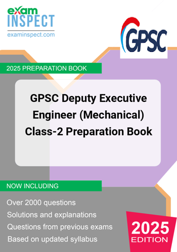 Buy GPSC Deputy Executive Engineer Mechanical Class2 book 2025 Edition ...