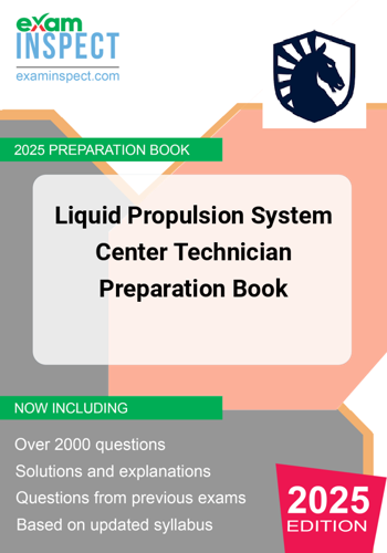 Buy Liquid Propulsion System Center Technician Preparation Book 2025 Edition - Examinspect