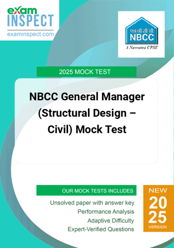 Buy NBCC General Manager (Structural Design – Civil) Mock Test 2025 ...