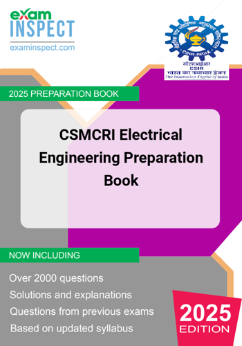 Buy CSMCRI Electrical Engineering Preparation Book 2025 Edition - Examinspect