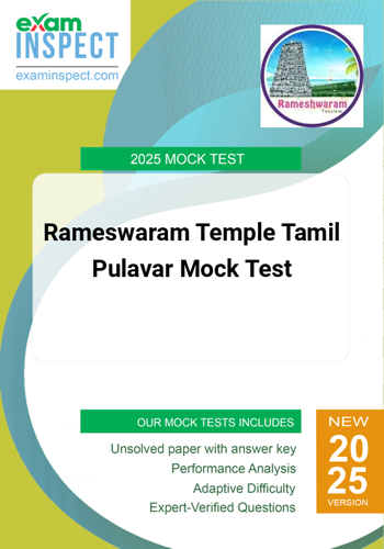 Buy Rameswaram Temple Tamil Pulavar Mock Test 2025 Edition - Examinspect