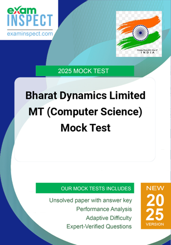 Buy Bharat Dynamics Limited MT (Computer Science) Mock Test 2025 ...