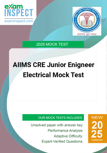 Buy AIIMS CRE Junior Enigneer Electrical Mock Test 2025 Edition ...