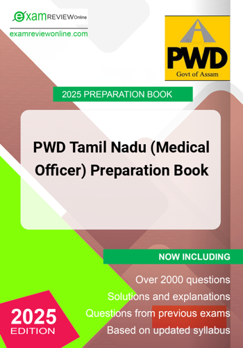 Buy PWD Tamil Nadu Medical Officer Preparation Book 2025 Edition ...