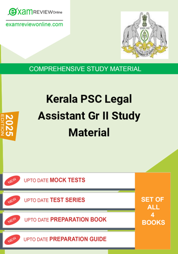 Buy Kerala PSC Legal Assistant Gr II Study Material 2025 Edition - examreviewonline
