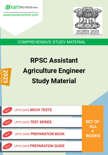 Buy RPSC Assistant Agriculture Engineer Study Material 2025 Edition - examreviewonline
