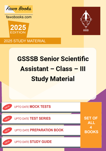 Buy GSSSB Senior Scientific Assistant Class III Study Material 2025 ...