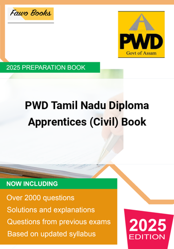 Buy PWD Tamil Nadu Diploma Apprentices (Civil) Book 2025 Edition - Fawo ...