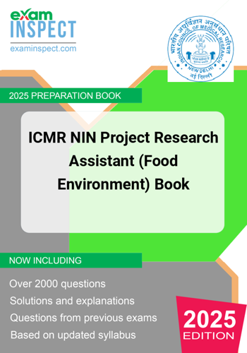 ICMR NIN Project Research Assistant (Food Environment) Book - JET Exam ...