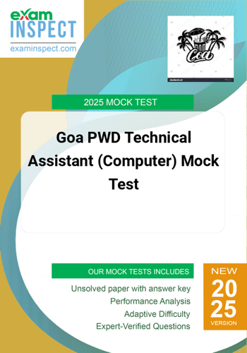 Goa PWD Technical Assistant (Computer) Mock Test - JET Exam Publication