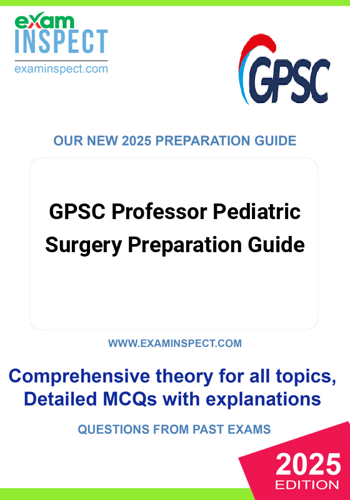 Buy GPSC Professor Pediatric Surgery Preparation Guide 2025 Edition ...