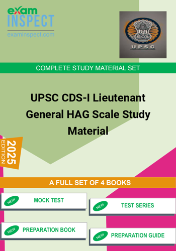 UPSC CDS-I Lieutenant General HAG Scale Study Material - JET Exam ...