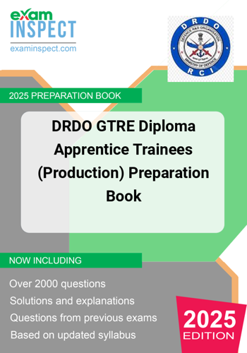 Buy DRDO GTRE Diploma Apprentice Trainees (Production) Preparation Book ...